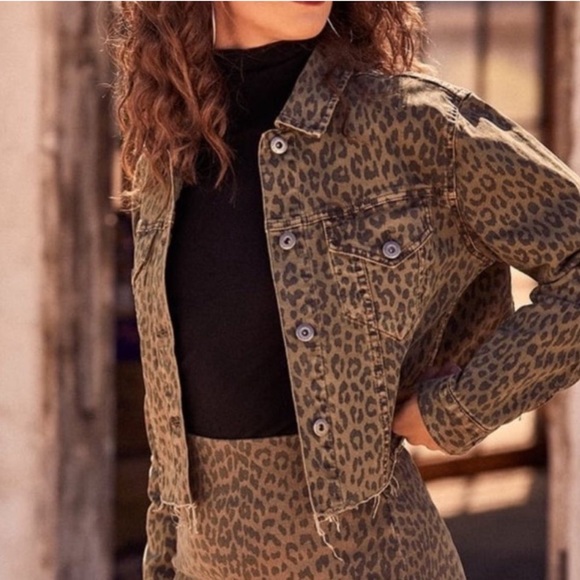 pistola | Jackets & Coats | Pistola X Revolve Naya Brown Leopard Print ...